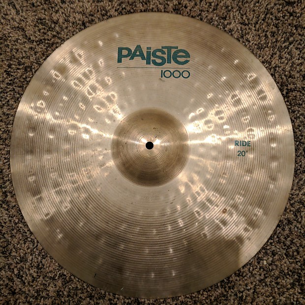 Paiste 20" 1000 Ride | Reverb