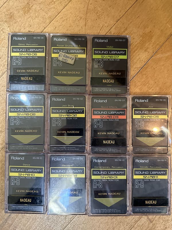 Roland R8 ROM Cards 80s | Reverb