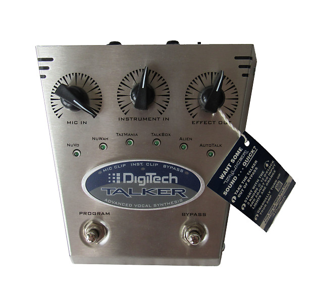Digitech Talker Voice Synthesizer Processor Silver | Reverb