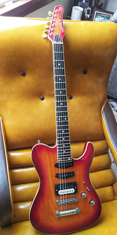 Samick/Valley Arts SMX-5 CS 1993 - Cherry Burst | Reverb
