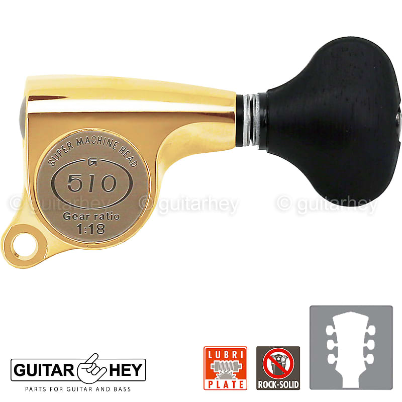 NEW Gotoh SGS510Z-ES5 L3+R3 Set Mini Tuners Super Machine | Reverb UK