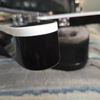 Firefly FFLV flying V 2022 - Black / Grey Burst with Flame | Reverb