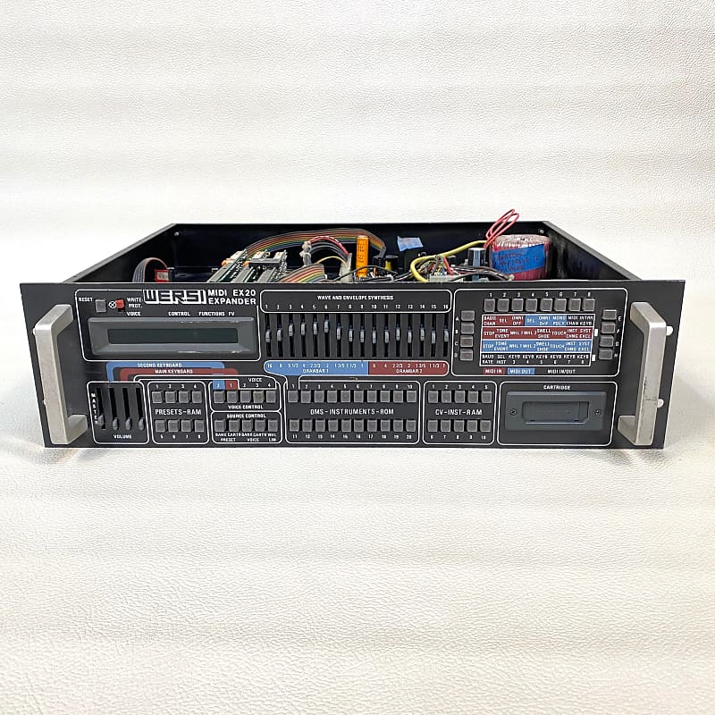 Wersi EX20 MIDI Expander Vintage Synthesizer Rack 1980s | Reverb