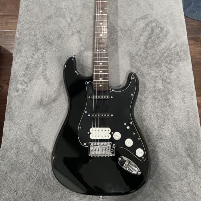 Squier Starcaster by Fender Stratocaster 2008 Black | Reverb