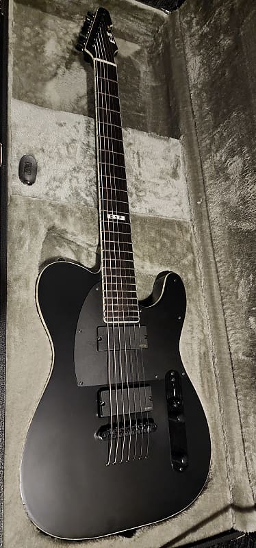 ESP - E-II T-B7 Baritone Satin Black | Reverb