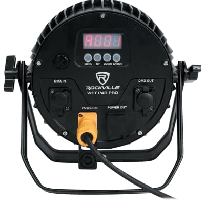 (10) Rockville WET PAR PRO Indoor/Outdoor Par Can Wash Up | Reverb