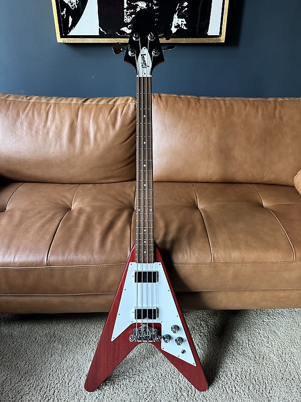 Gibson Flying V Bass 2012 - Cherry | Reverb
