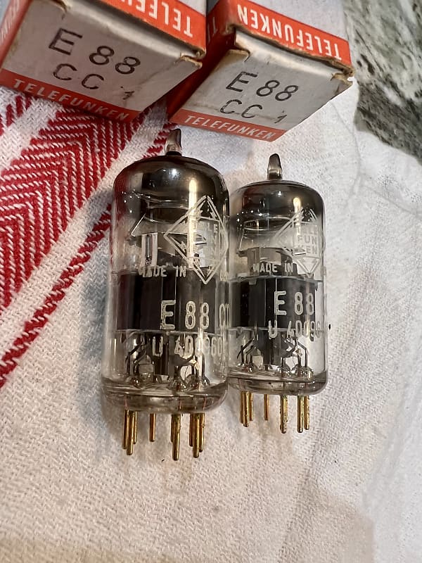 PAIR of Telefunken E88CC, 7308, 6922, ECC88 NOS/NIB | Reverb