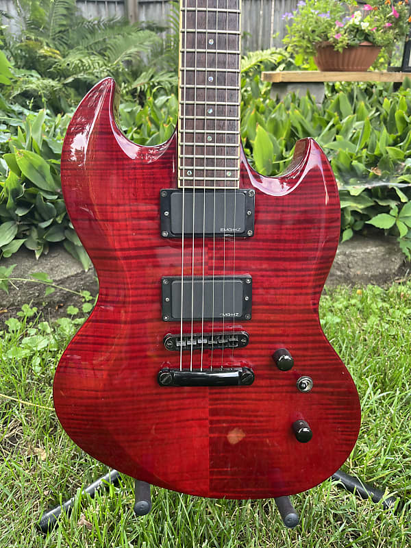 2005 ESP/LTD Viper 200FM - Black Cherry | Reverb