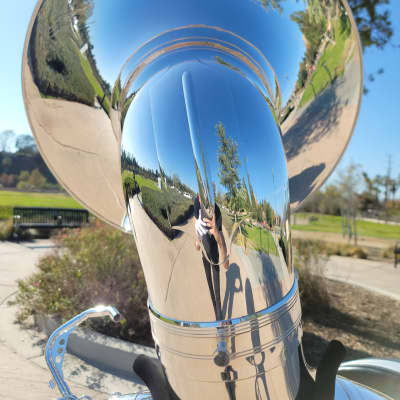 Eastman EPH495 Silver Bb Sousaphone - Professional | Reverb