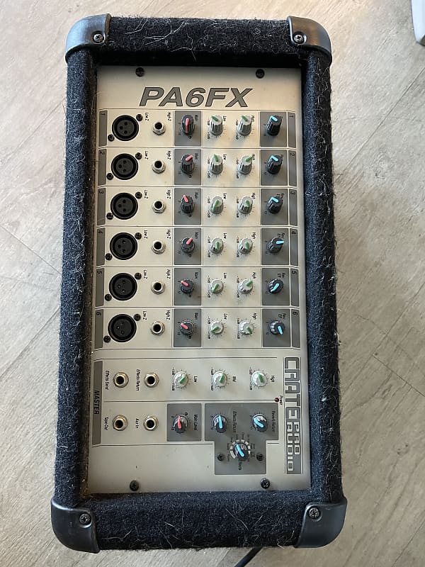 Vintage Crate Pro Audio PA6FX Powered Mixer | Reverb
