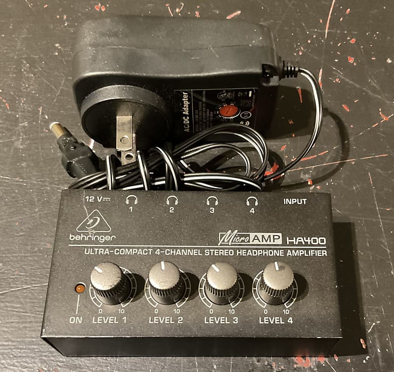 Behringer HA-400 Ultra Compact 4-Channel Stereo Headphone | Reverb