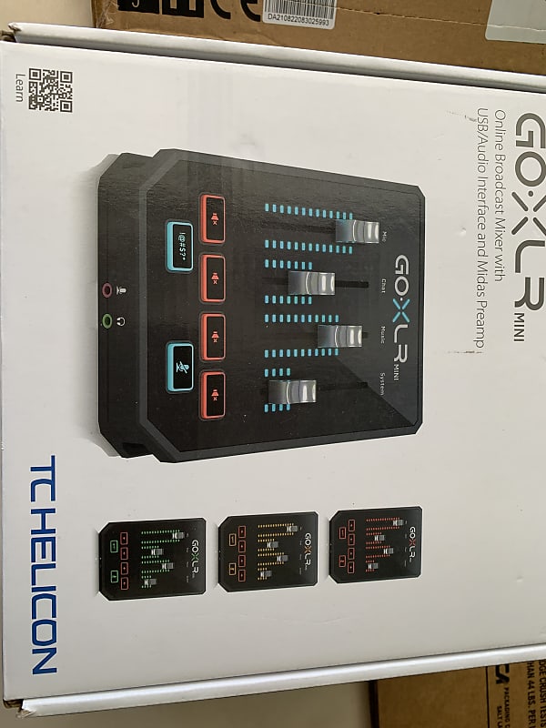 TC Helicon Go XLR Mini online broadcast mixer nice in the box | Reverb