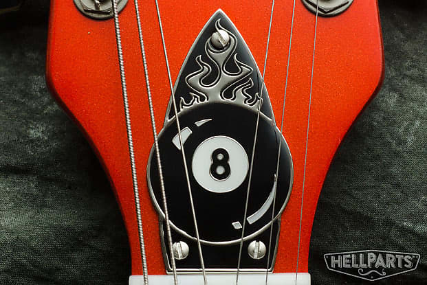 HellParts 3-Hole Brass Gretsch® Style Flaming 8 Ball | Reverb Canada