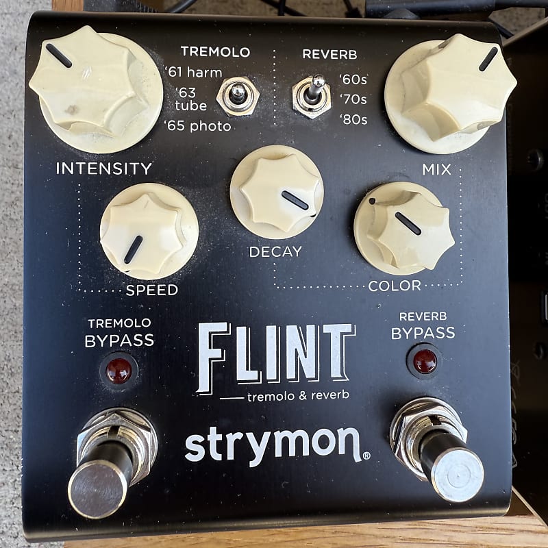 Strymon Flint Reverb and Tremolo V1 2012 - 2022 - Black with | Reverb