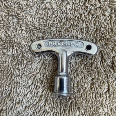 Premier Vintage Slotted Drum Key 70s - Chrome | Reverb