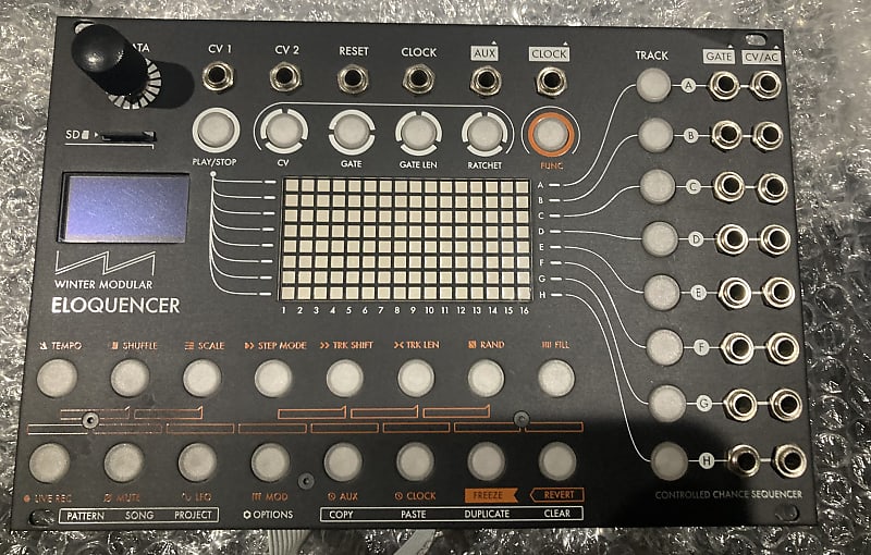 Winter Modular Eloquencer Sequencer Black | Reverb