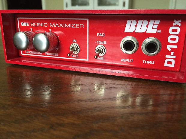 BBE Sonic Maximizer DI-100X Red | Reverb