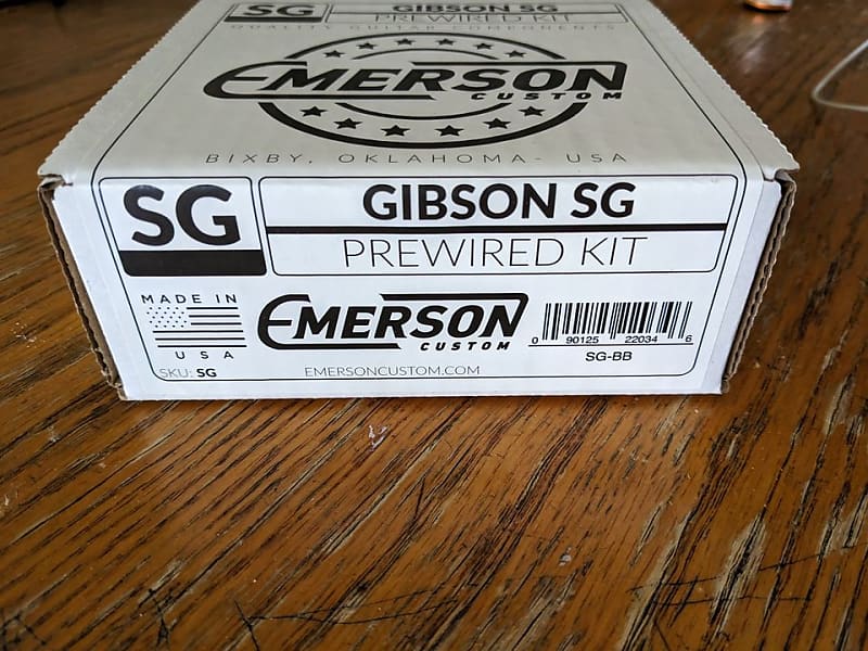 Emerson Gibson SG Prewired Kit 2021 | Reverb