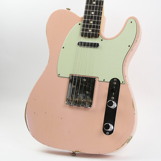 2015 Fender Custom Shop '63 Relic Telecaster Shell Pink Relic | Reverb