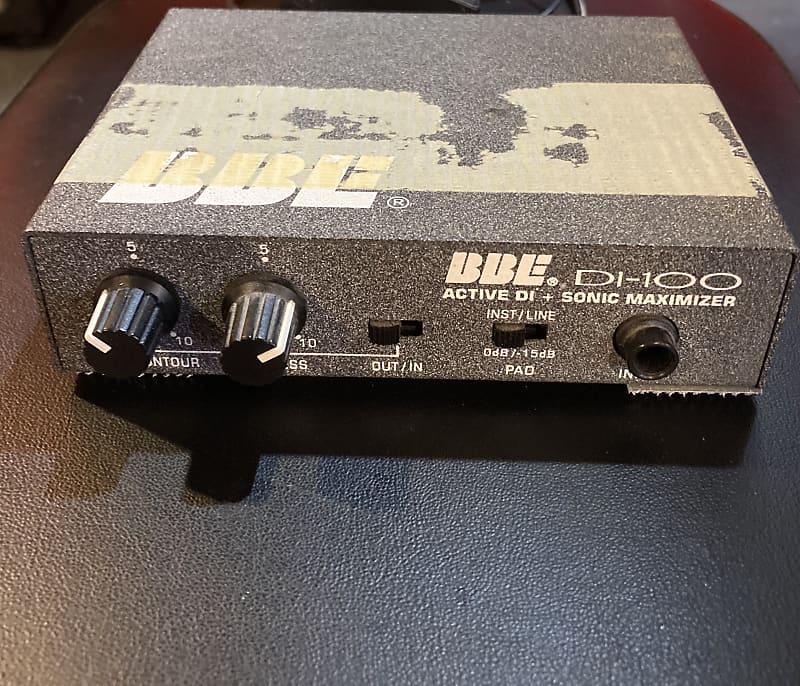 BBE Di 100 active direct box Sonic Maximizer Grey | Reverb