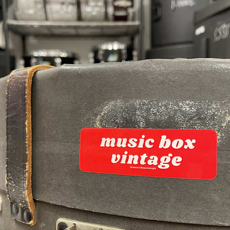 Music Box Vintage Sticker 2021 | Reverb
