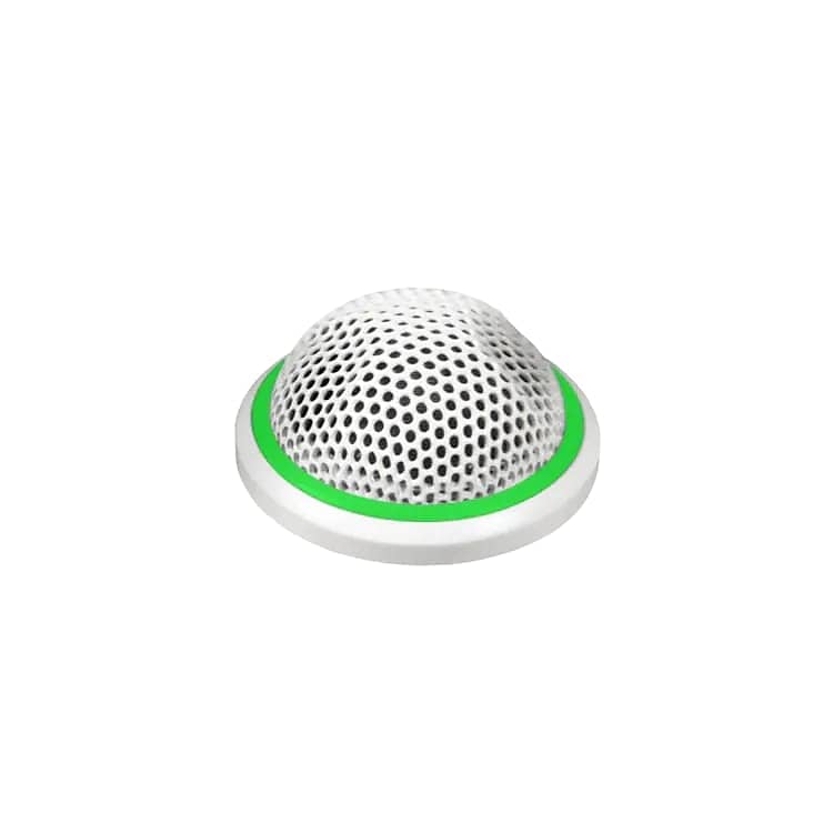 Shure MX395W/BI-LED White Button Mic, BIDirectional, | Reverb