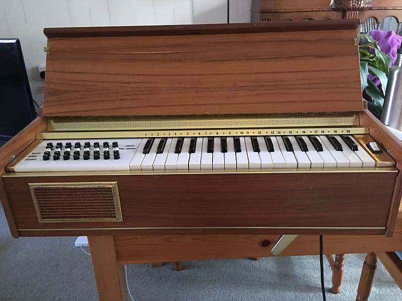 Busilacchio Electric reed organ 70s Wooden | Reverb