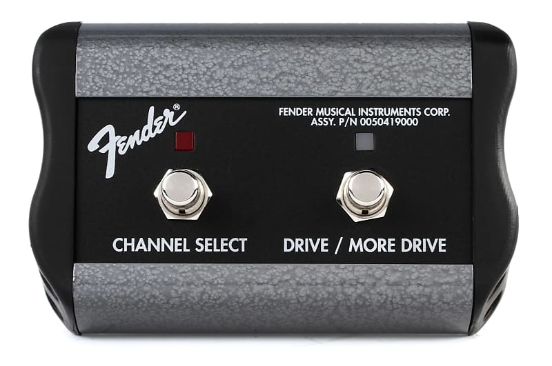 Fender 2 - Button Channel/Drive/More Drive Footswitch - | Reverb