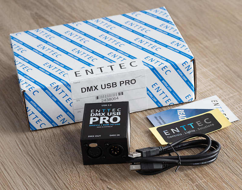 Enttec DMX USB Pro 70304-ENTTEC USB to DMX Interface with | Reverb