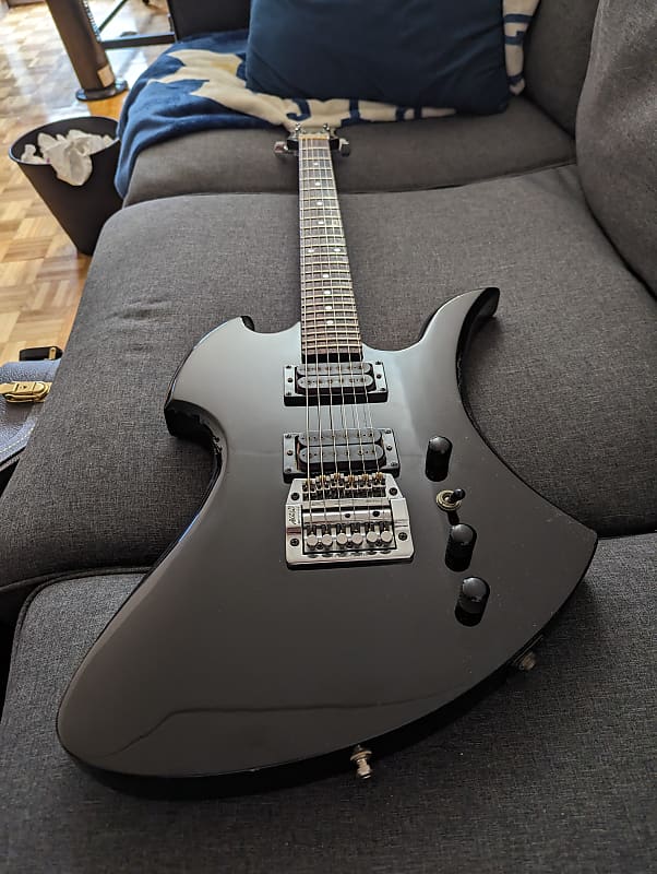 B.C. Rich RMG-70 Mockingbird 1985 - Gloss Black | Reverb