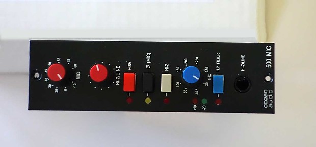 Ocean Audio 500 Mic Pre One, Black Faceplate | Reverb