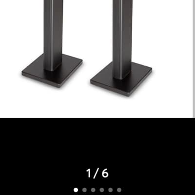 Proline PL6000P Adjustable Studio Monitor Stand - Pair Black | Reverb