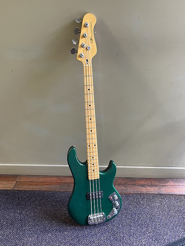G&L L-1000 1981 - Clear Forest Green | Reverb