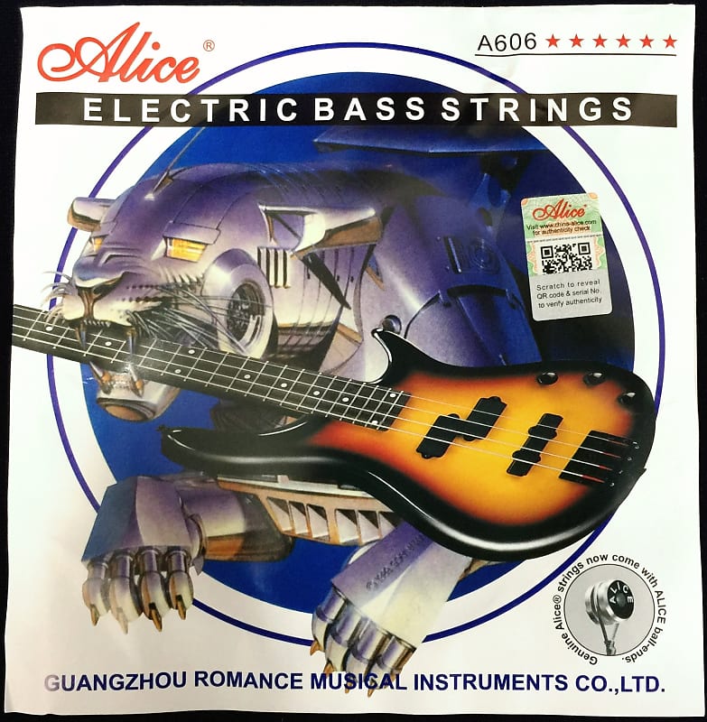 Alice A6066M Electric Bass Guitar Strings Medium - 6 | Reverb España