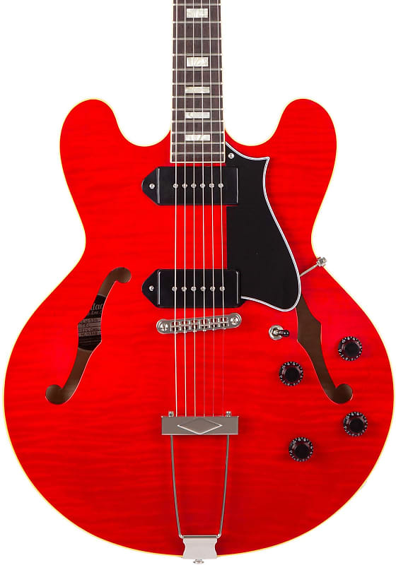 Heritage Custom Core H-530 Hollowbody Electric Guitar - Trans | Reverb