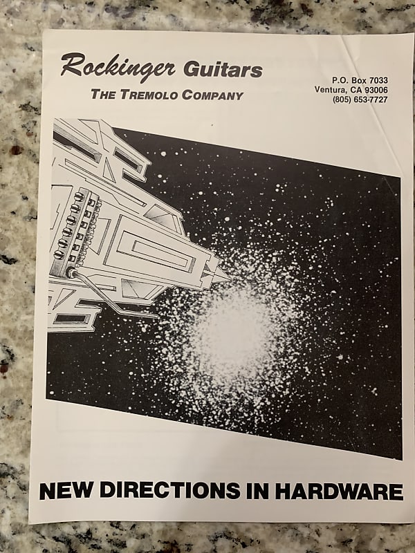 Rockinger Tremolo Brochure 80’s | Reverb