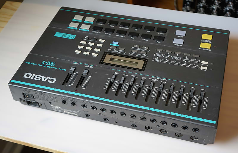 Casio RZ-1, 80's Sampler/Drum Machine (New Firmware | Reverb