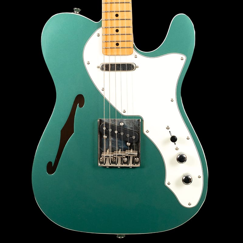 Squier Classic Vibe Thinline Telecaster - Sherwood Green | Reverb