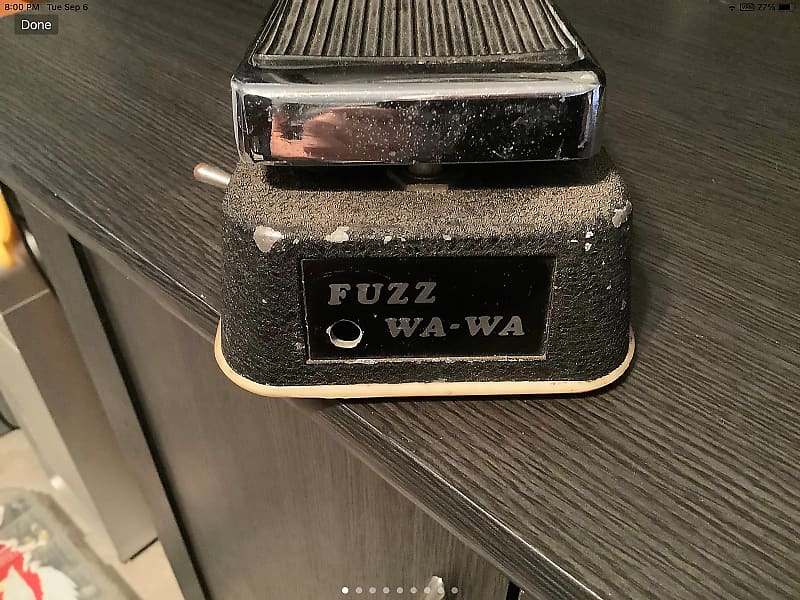 Vintage 1970 Electra Fuzz Wa-Wa Pedal Wah Jen Dallas Arbiter | Reverb