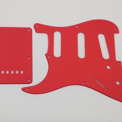 8 hole metallic red acrylic lefthand pickguard & | Reverb Deutschland