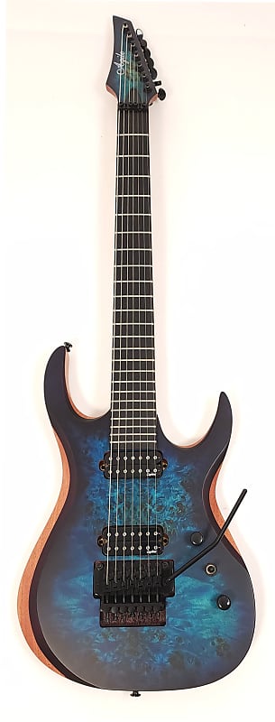 Agile 7 String 27" Scale Legacy Plus 727 Satin Blue/Purple | Reverb