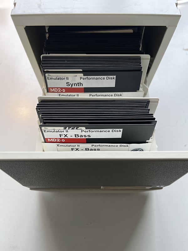 E-MU Systems Emulator II Floppies/Sound Libraries | Reverb