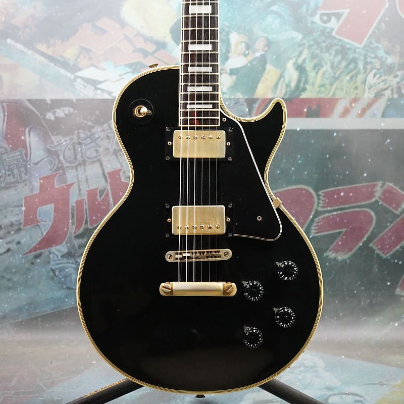 Greco EG-600B Single Cut Custom 1976 Ebony MIJ Japan FujiGen | Reverb