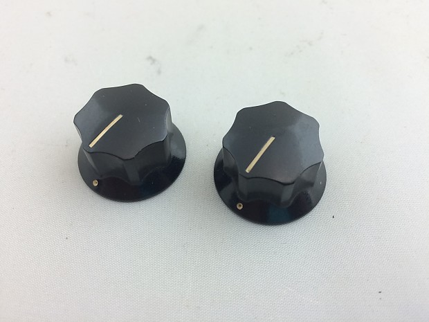 1965 Fender Mustang Guitar Knobs Knob Set VINTAGE | Reverb