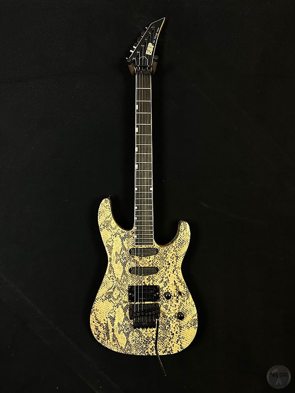 ESP Mirage Deluxe from 1988 in snakeskin finish with | Reverb UK