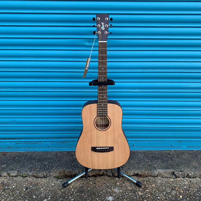 Cort Earth Mini EARTHMINI Open Pore Acoustic Guitar Inc. Gig | Reverb