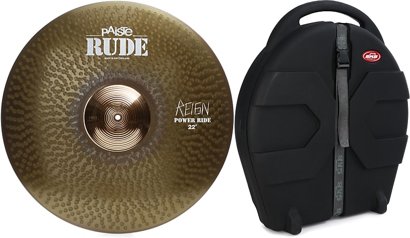 Paiste 22 inch RUDE Power Ride Cymbal Bundle with SKB | Reverb
