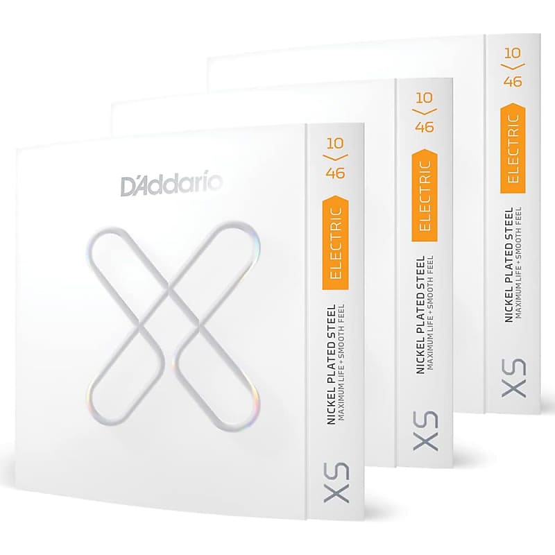 D'Addario 10-46 Regular Light, XS Nickel Coated Electric | Reverb UK