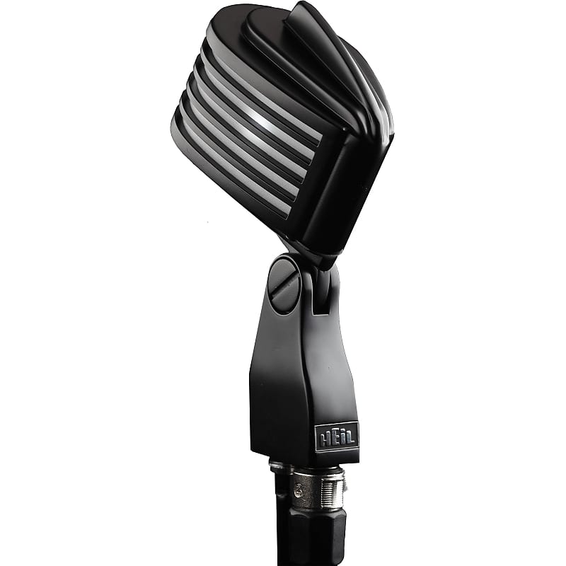 Heil Sound The Fin Retro-Styled Dynamic Microphone - Black | Reverb